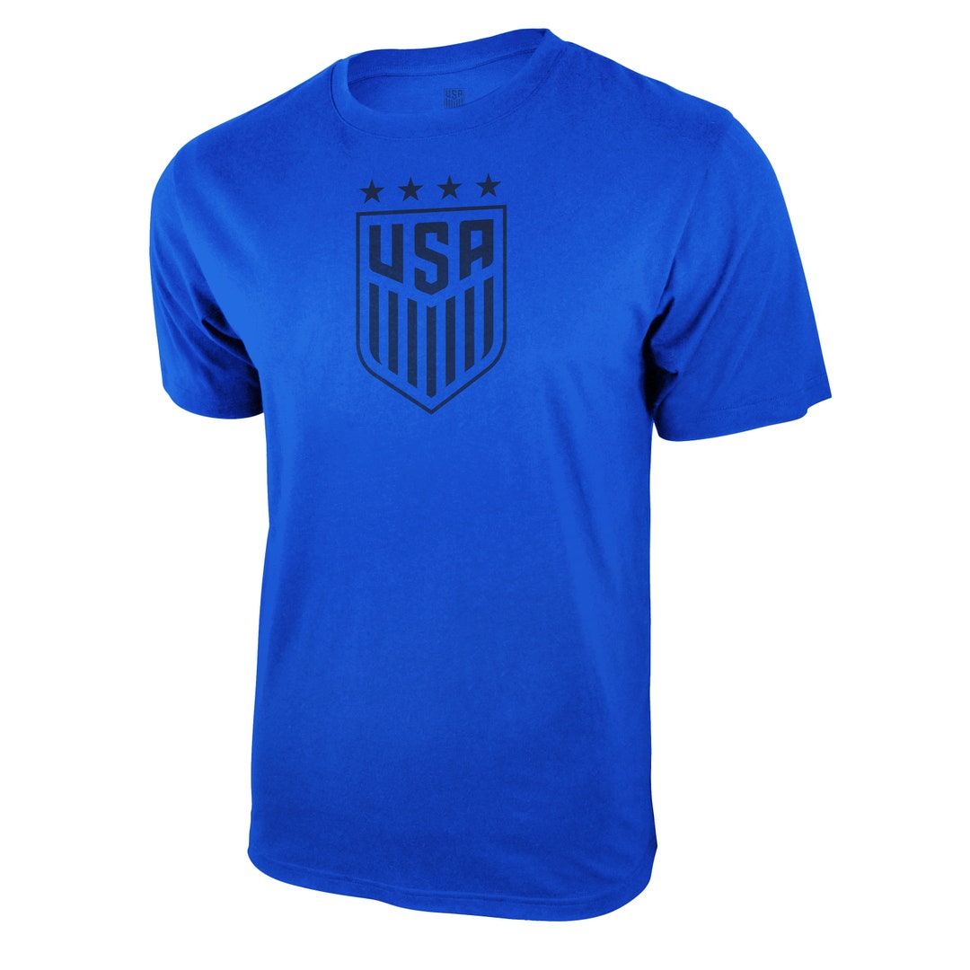 USWNT 4-star Crest Tee: Unisex Soccer Shirt, Custom Name & Number - Etsy
