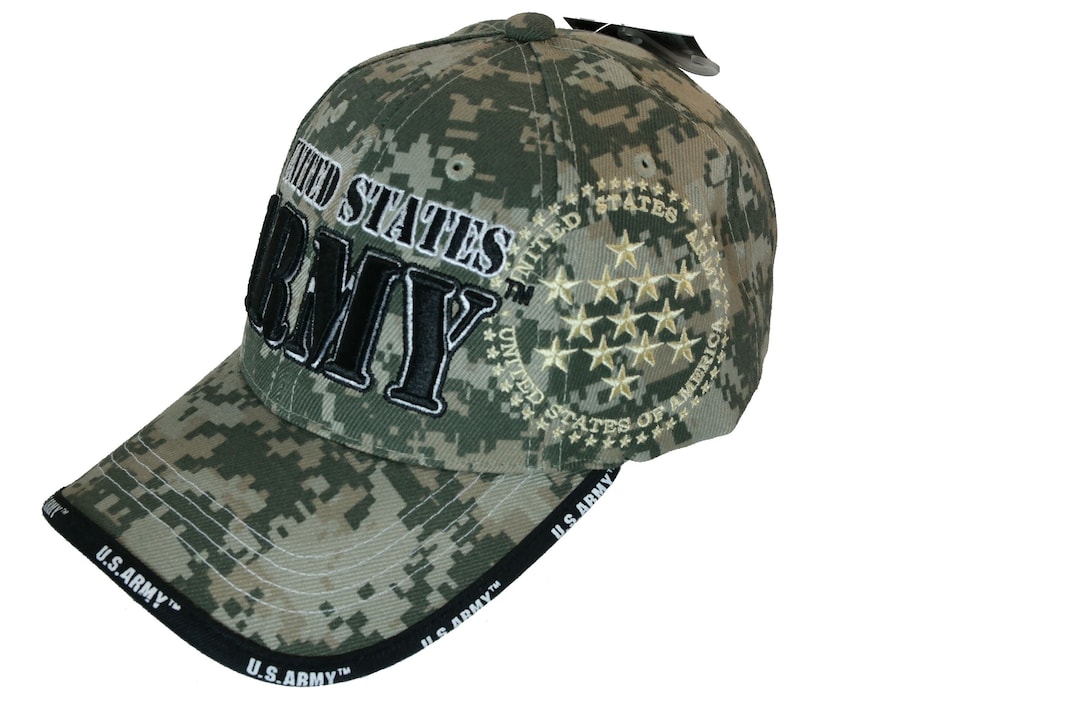 U.S. Army Battle Flag Trucker Cap - Custom Name Initials - Etsy