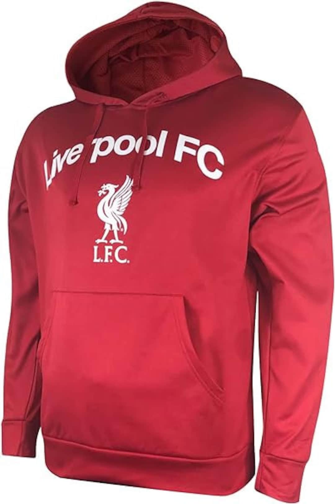 LIVERPOOL FC Red With Black Mix Official Soccer Hoodie Adult Custom ...
