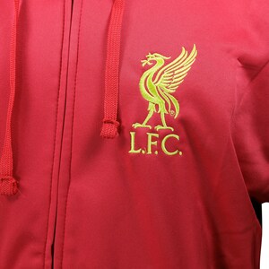 LIVERPOOL FC Limited Official Soccer Zipper Hoodie Adult (sleeve Show ...