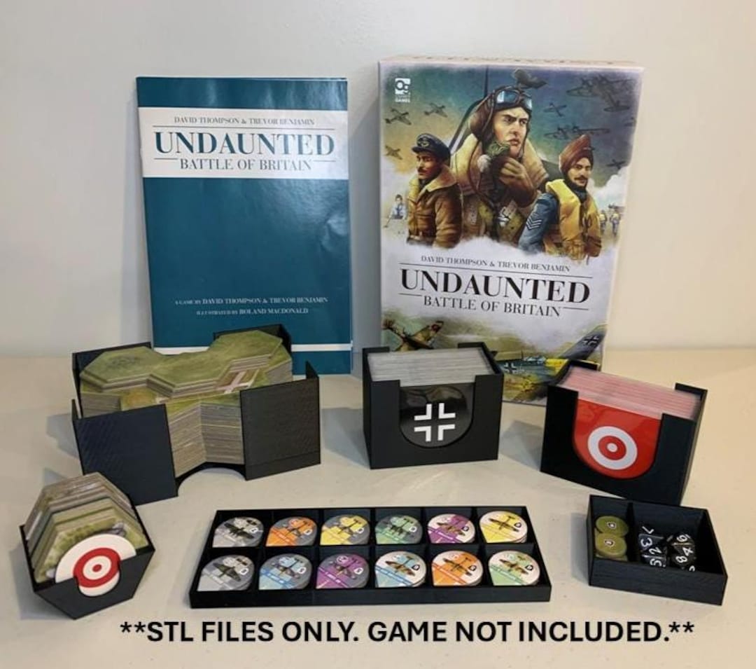 Undaunted: Battle of Britain Organizer (3D Printing STL Files) - Etsy