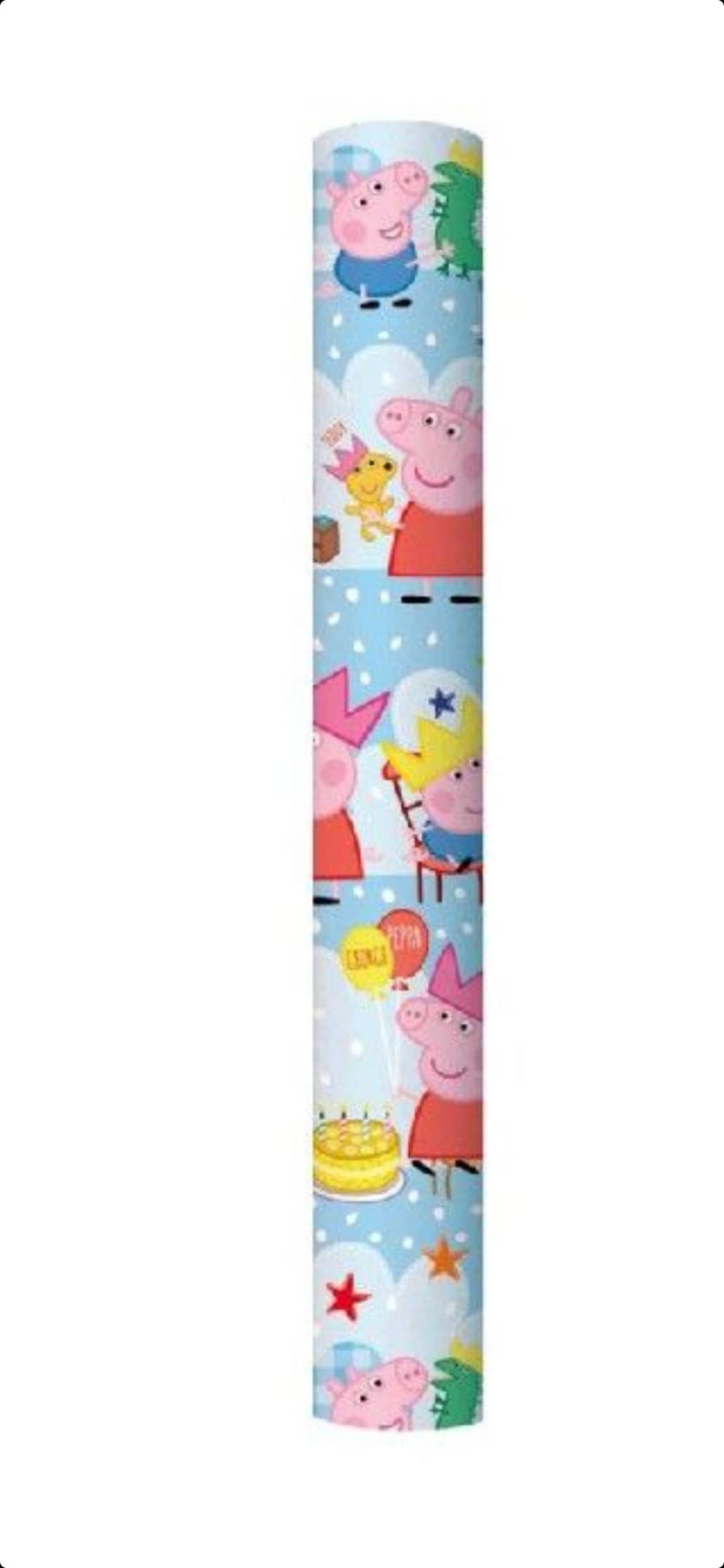 12m (6x2m) Peppa Pig Wrapping Paper Roll - Etsy
