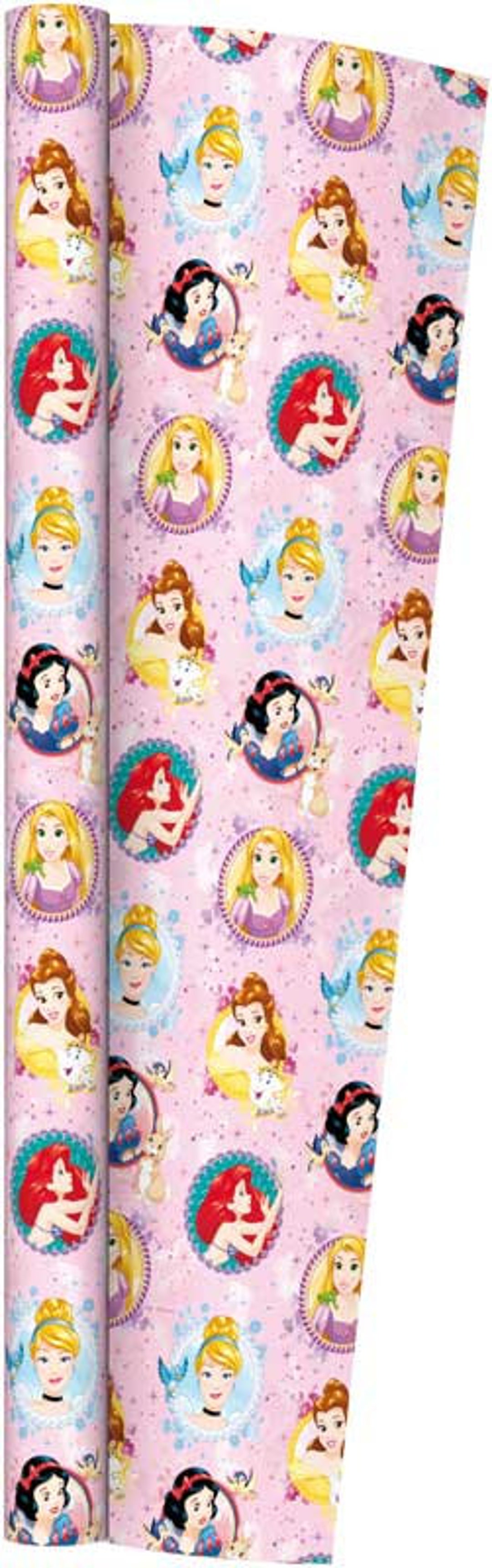 6M (3x2m) Disney Princess Wrapping Paper Roll / Children's Wrapping ...