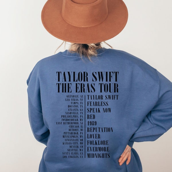 Taylor Swiftie Merch Sweatshirt Embroidered - Etsy