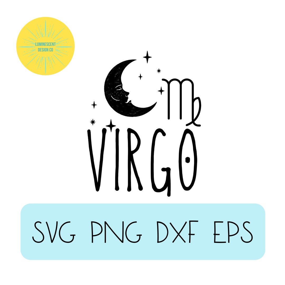 Virgo SVG, Astrology PNG, Virgo Cut File, Virgo Zodiac SVG, Virgo ...