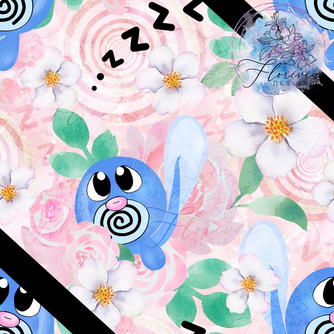 Seamless Digital Pattern Inspiration Poke Floral, Flower, Pink, Cute ...
