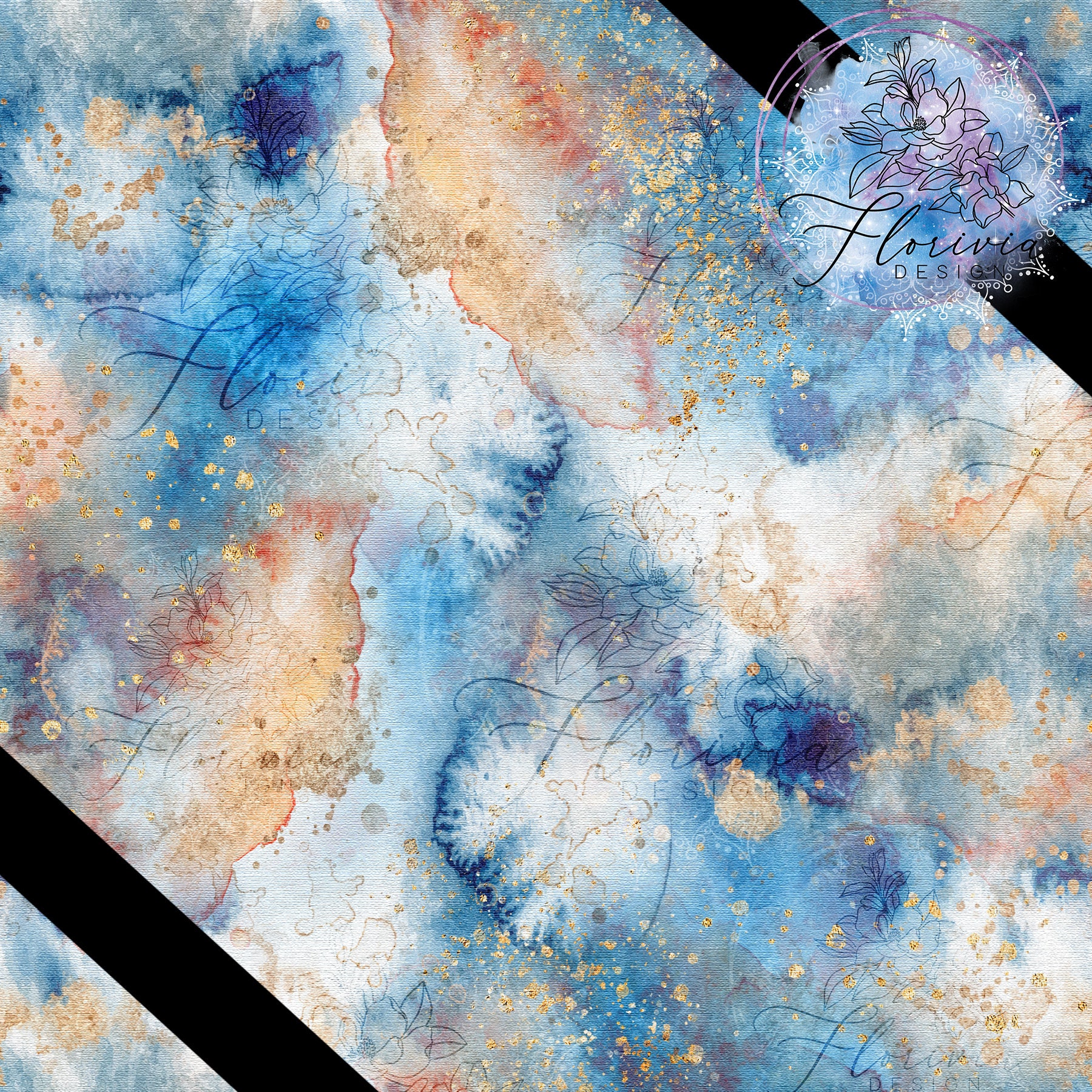 Motif numérique sans couture seamless Inspiration Océanique - Etsy France