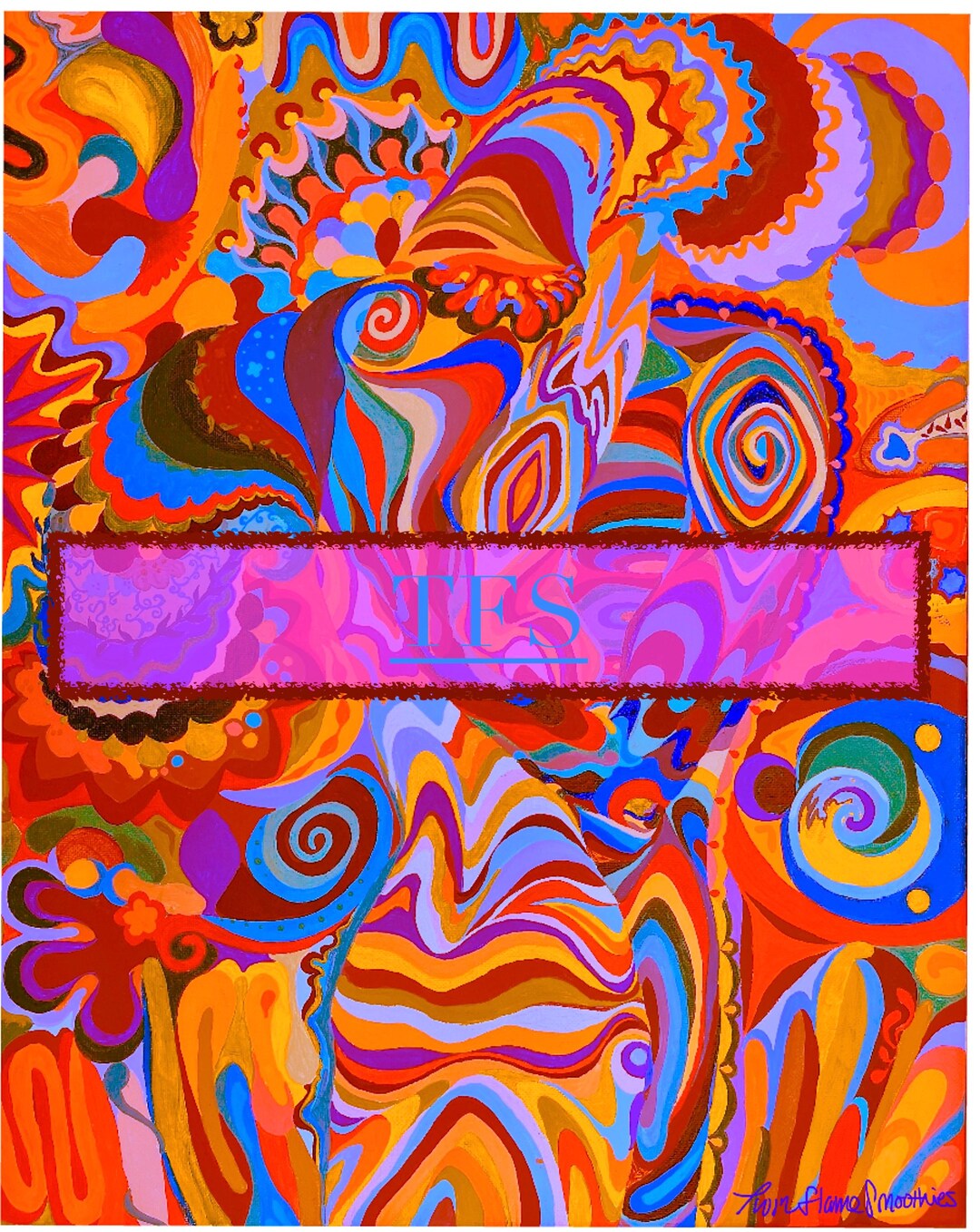 Psychedelic Art Print [CONNECTIONS AUTUMN] - Etsy