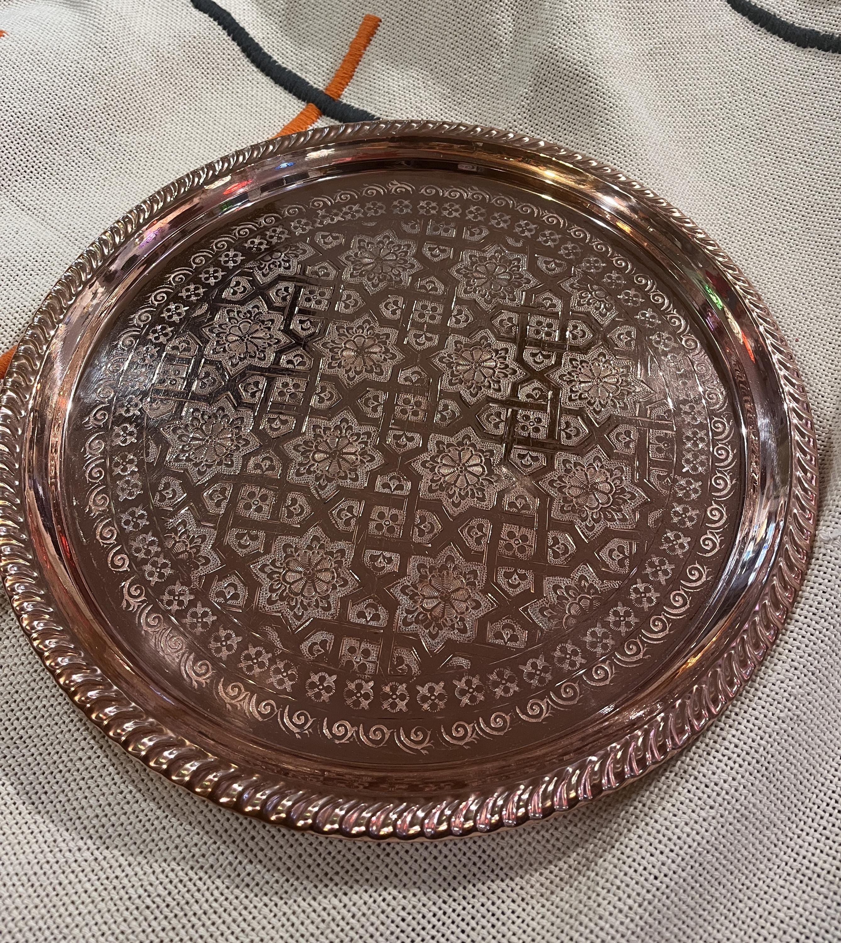 Tea Set, Cooper Tea Set, Moroccan Tea Set, Moroccan Teapot, Tea Glasses ...