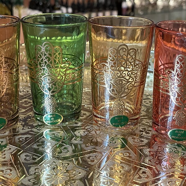 Moroccan Tea Glasses - Etsy