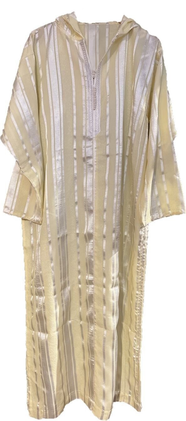 Moroccan Men Clothing Djellaba, Hooded Men Djellaba, Galabeya for Men ...