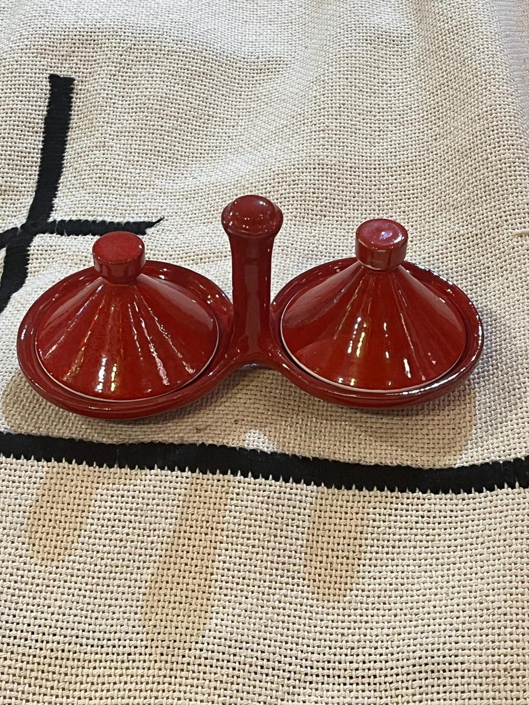 Moroccan Red Tagine Double, Moroccan Serving Tagine, Red Spices Double ...