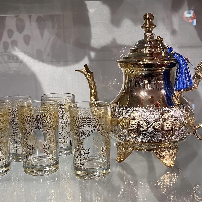 Moroccan Tea Set - Etsy