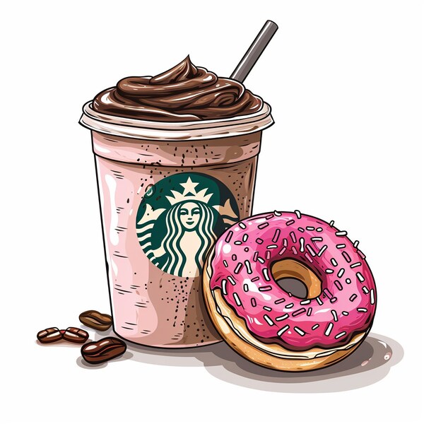Starbucks Clipart - Etsy