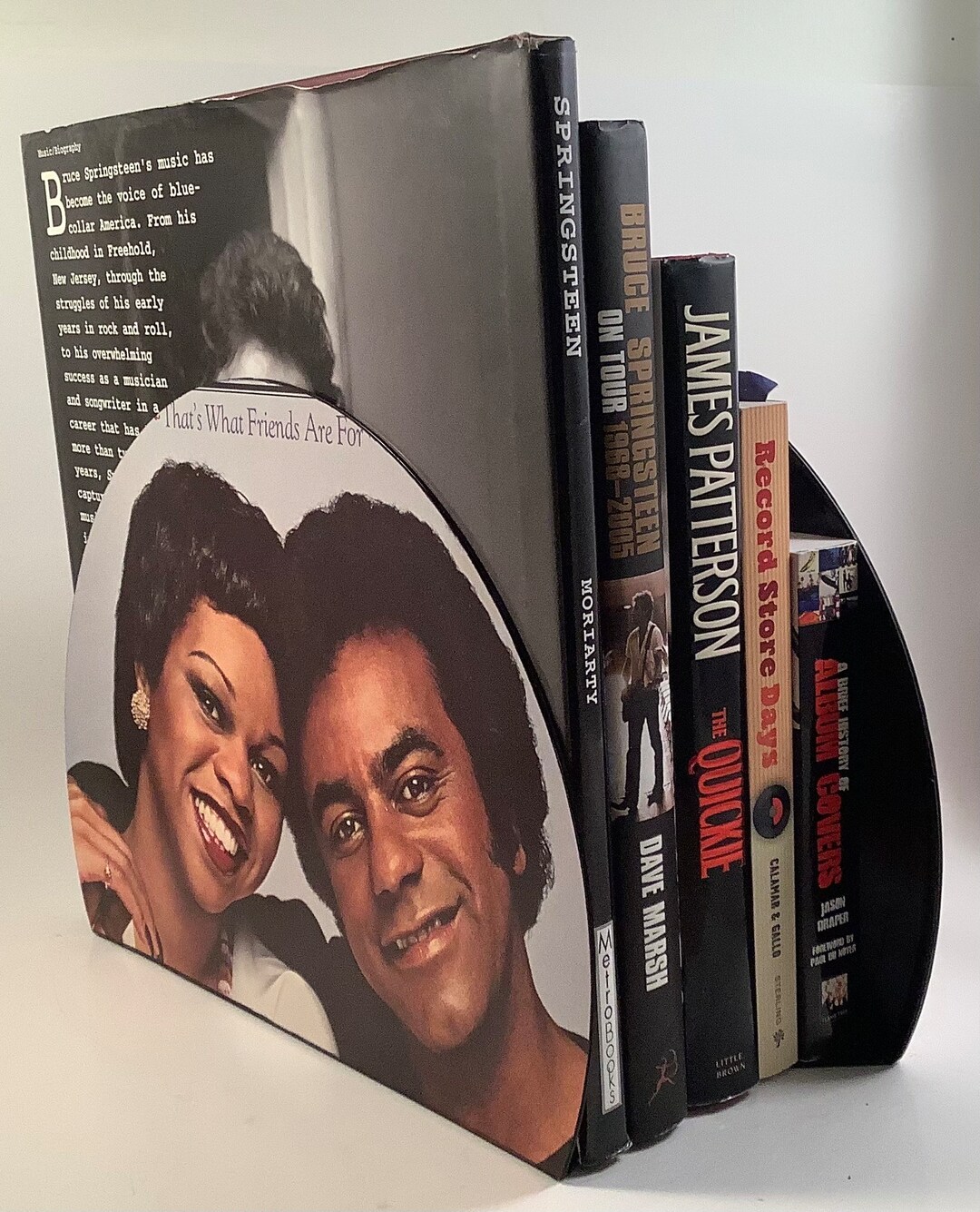 Johnny Mathis and Deniece Williams Record Album Bookends - Etsy