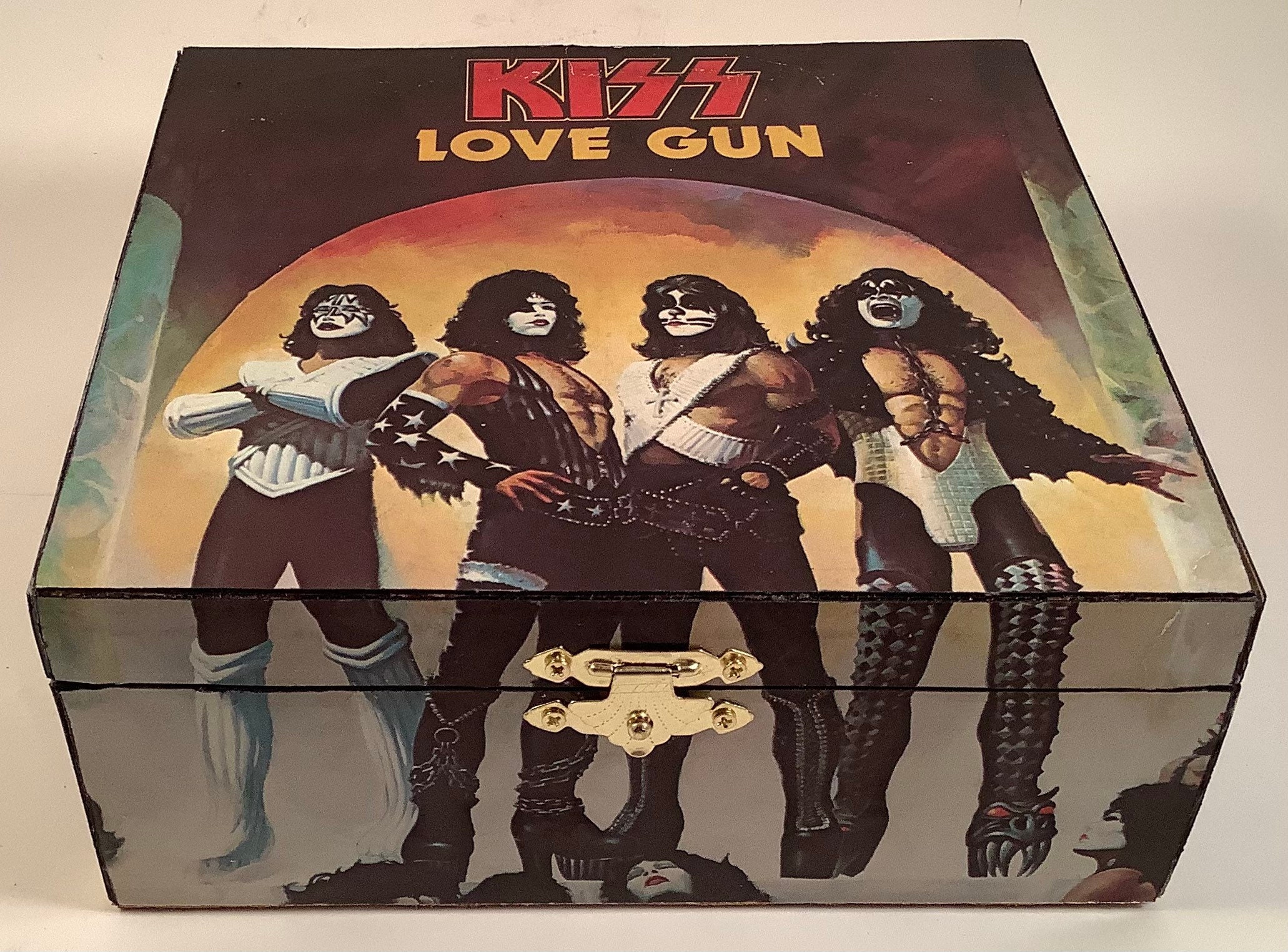 KISS Repurposed Album Cover Box - Etsy