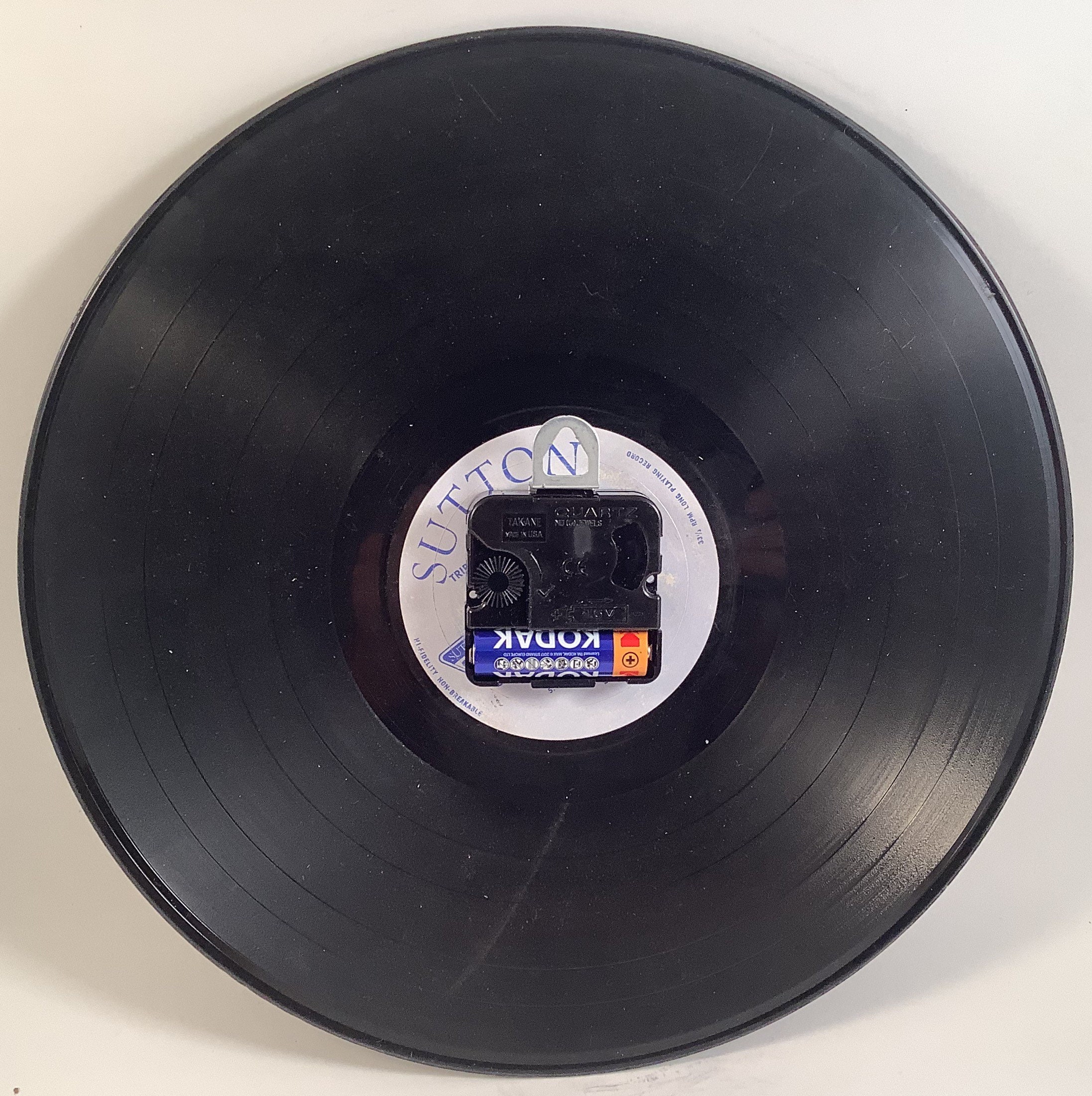 Iron Butterflie 33 1/3 Album Cover Clock - Etsy