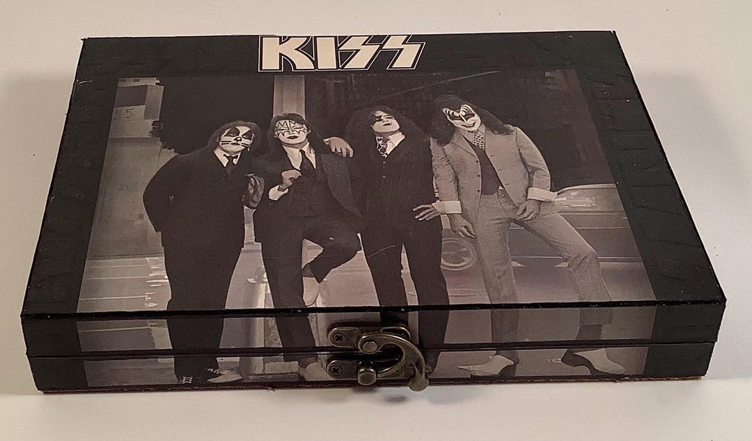 KISS Repurposed Album Cover Box - Etsy