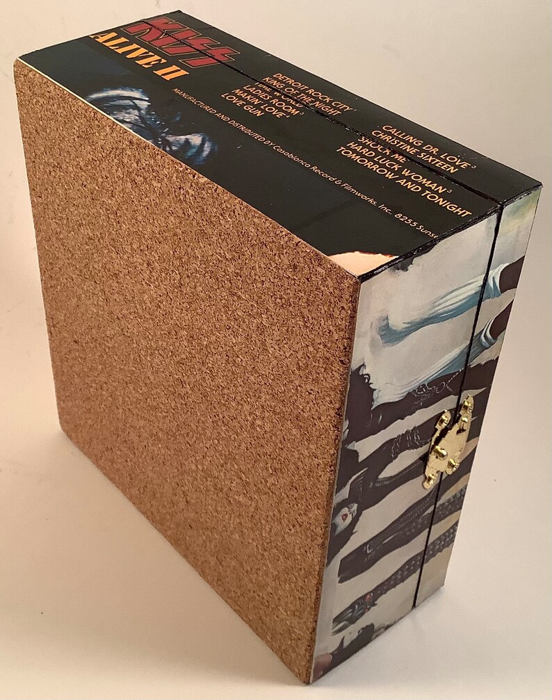 KISS Repurposed Album Cover Box - Etsy