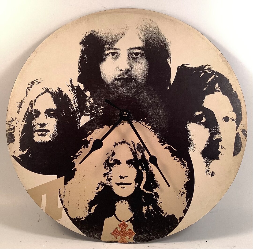 Led Zeppelin 33 1/3 Album Cover Clock - Etsy