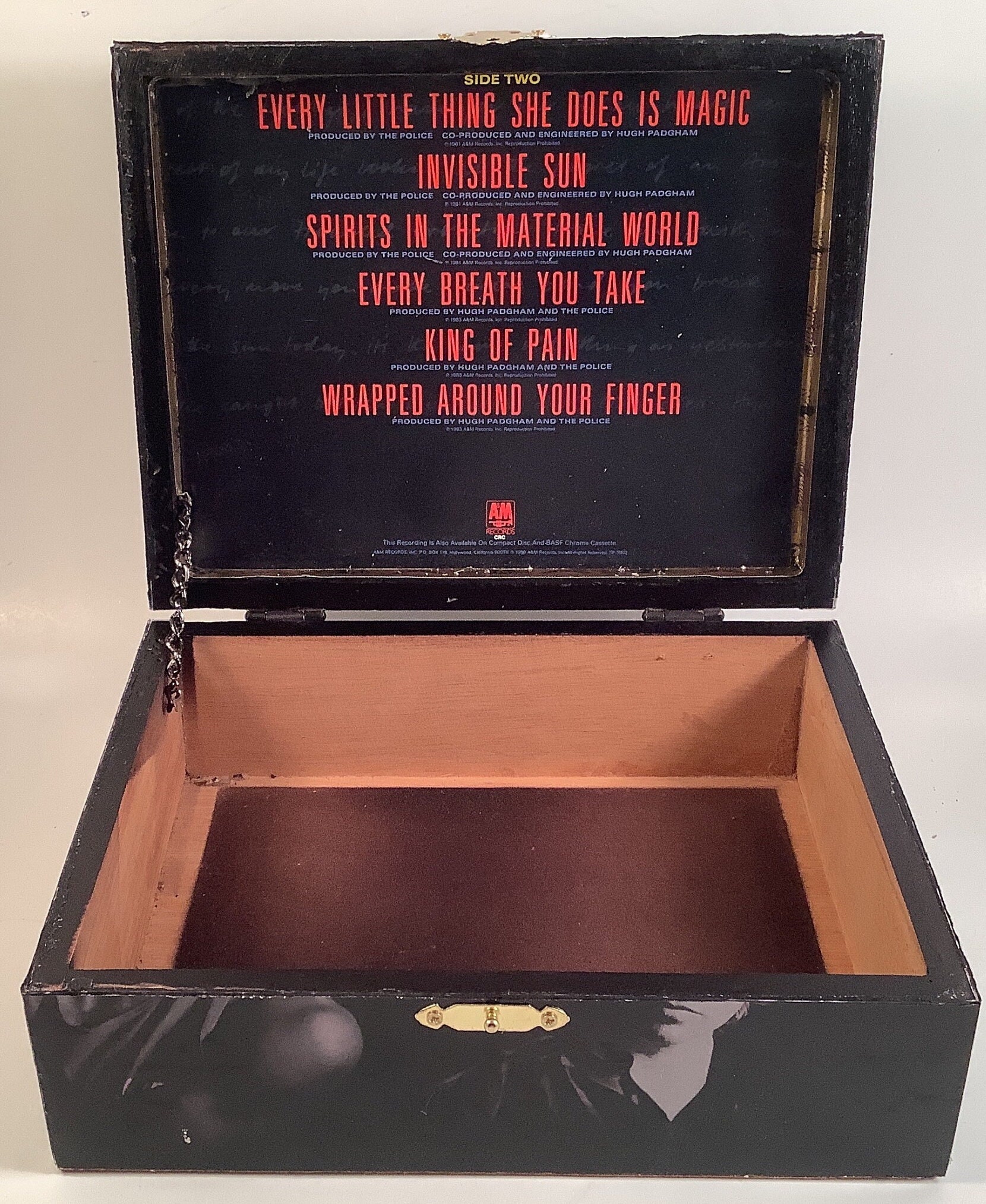 The Police Repurposed Album Cover Box - Etsy