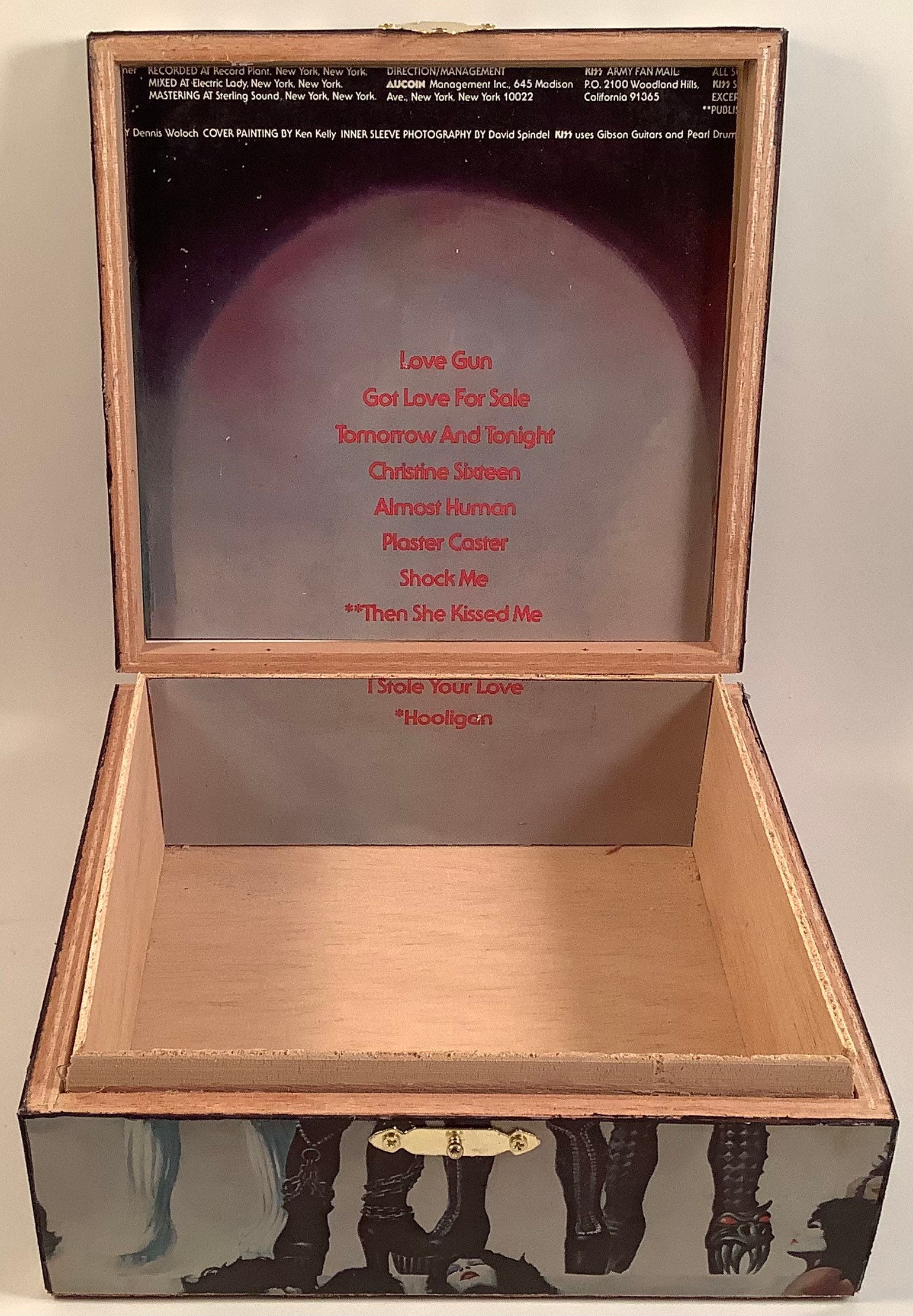 KISS Repurposed Album Cover Box - Etsy