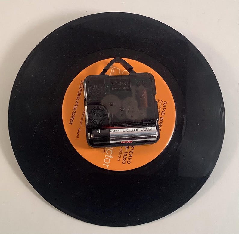 David Bowie “fame” 45 Record Clock. - Etsy