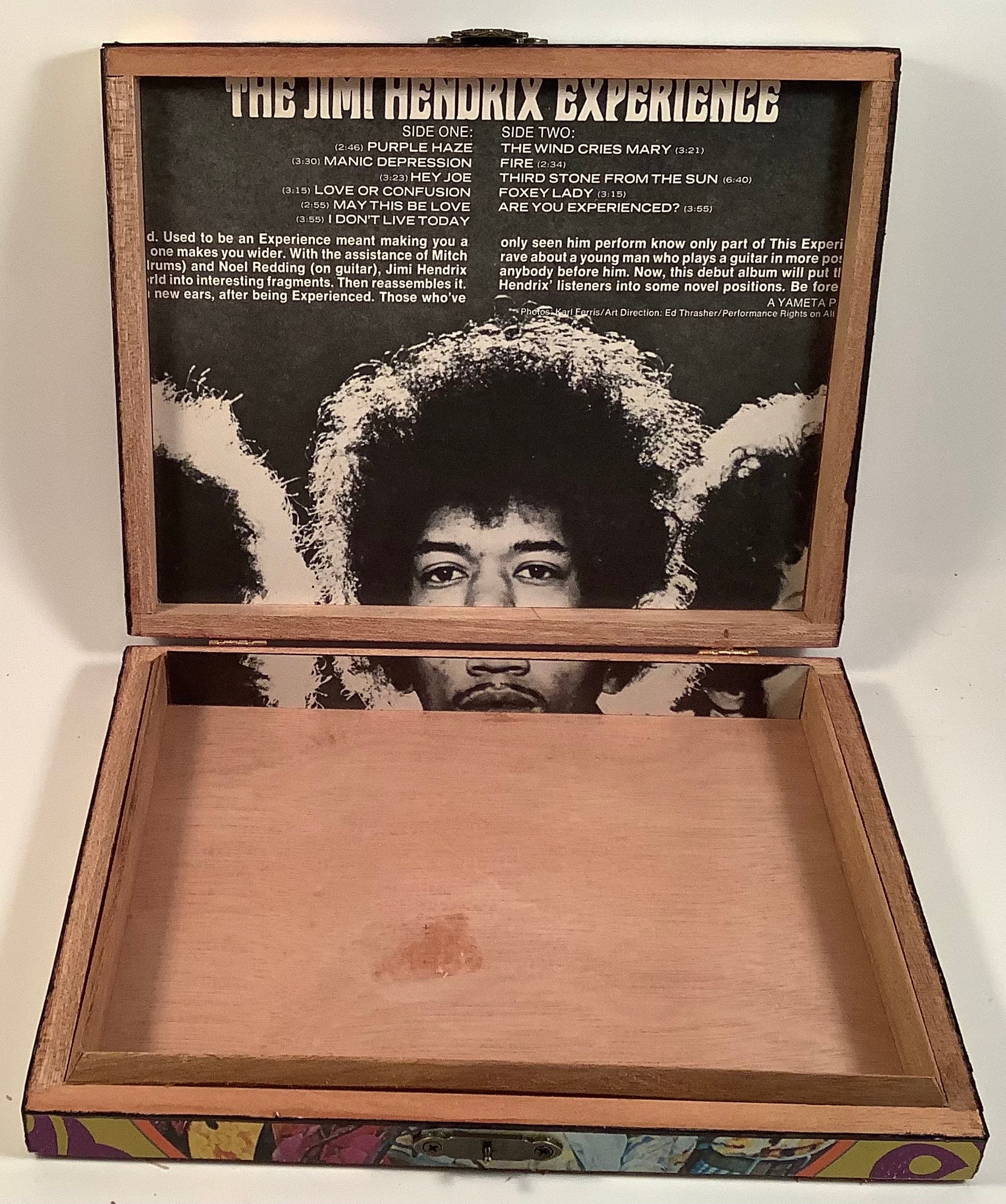 Jimi Hendrix Album Cover Box - Etsy
