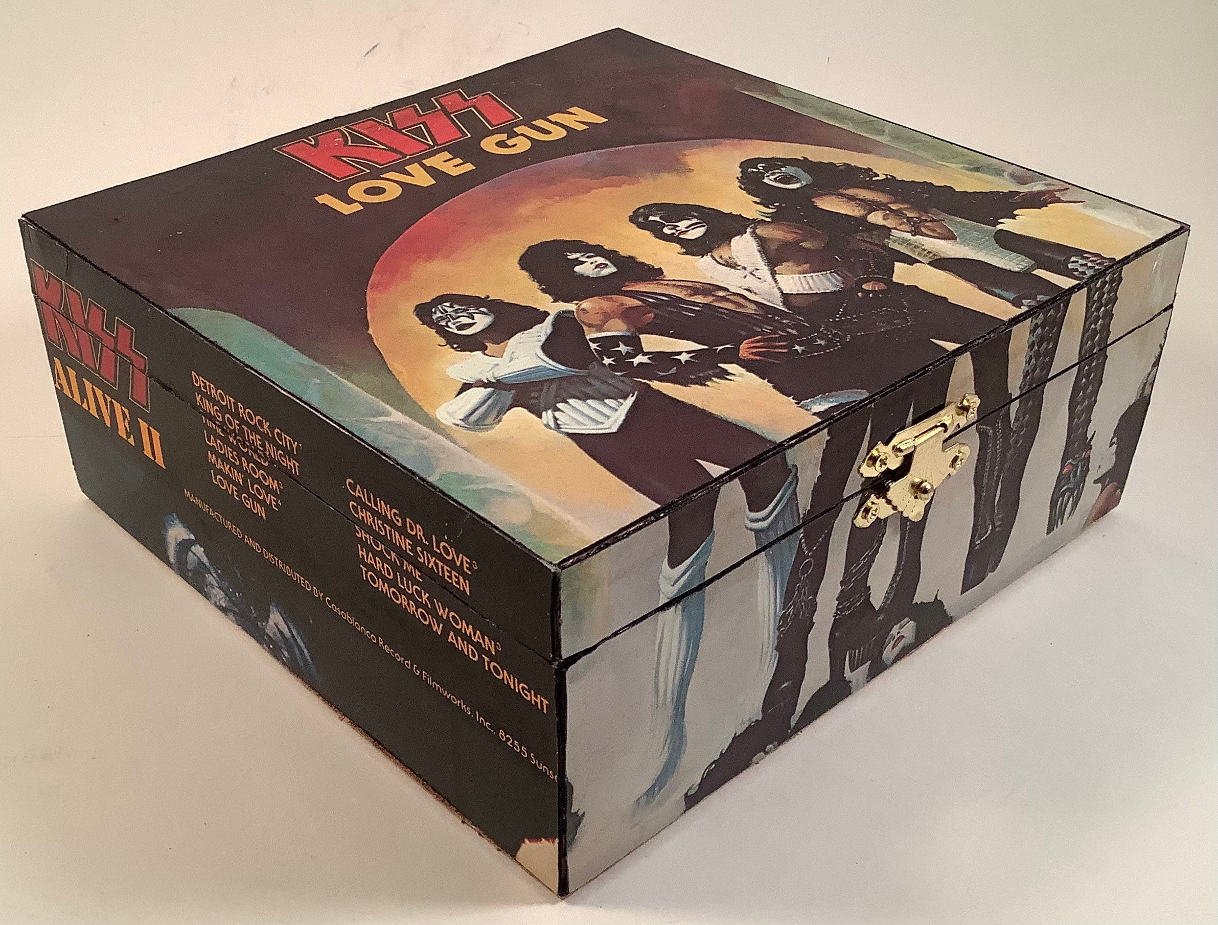 KISS Repurposed Album Cover Box - Etsy