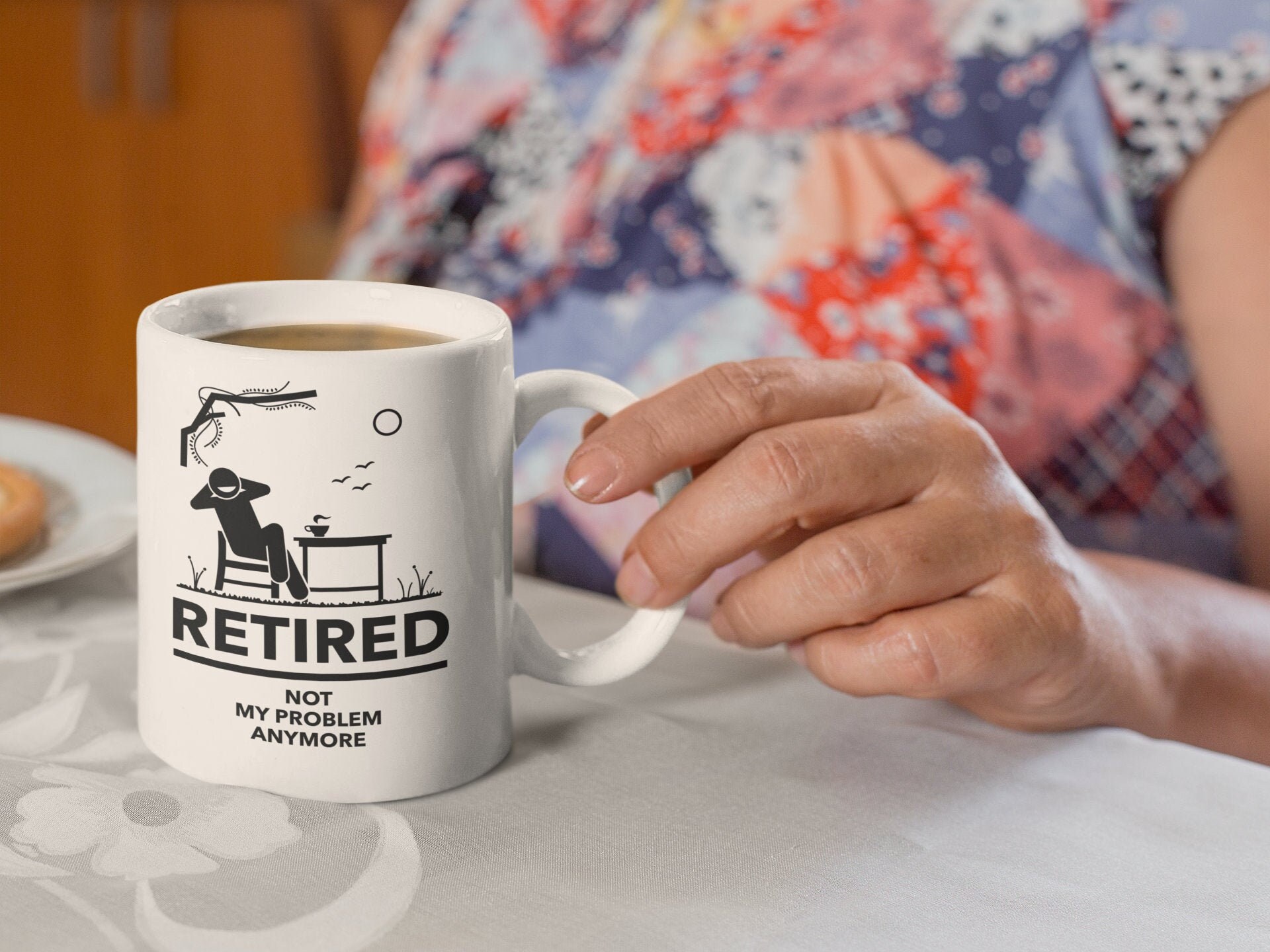 Retired Not My Problem Anymore Mug 11oz Premium Quality Funny ...