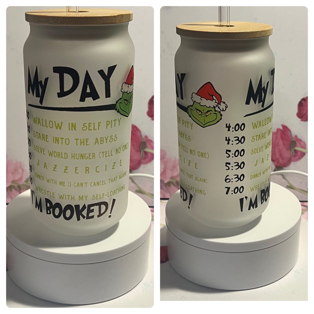 Grinch Christmas Libby Glass, Grinch, Christmas Grinch Mug, Christmas ...