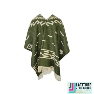 Clint Eastwood Style Handmade Poncho Serape Dollars Trilogy Alpaca Wool ...