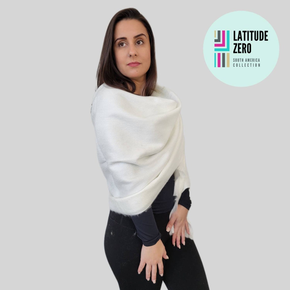 Alpaca Shawl Ultra Soft Alpaca Shawls White Shawl - Etsy
