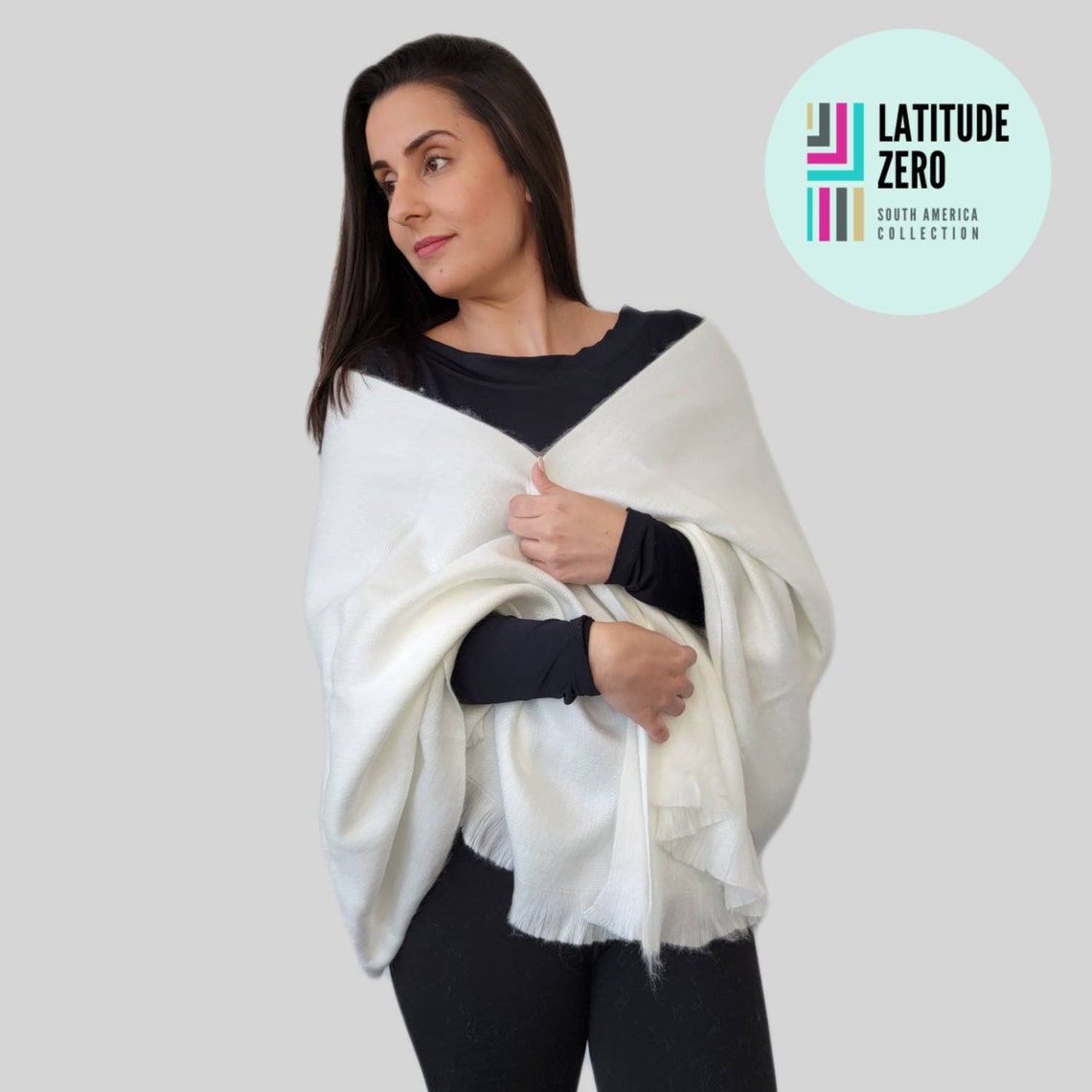 Alpaca Shawl Ultra Soft Alpaca Shawls White Shawl - Etsy