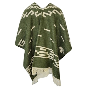 Clint Eastwood Style Handmade Poncho Serape Dollars Trilogy Alpaca Wool ...