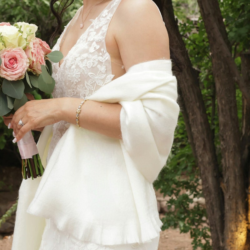 Alpaca Wrap Shawl White - Etsy