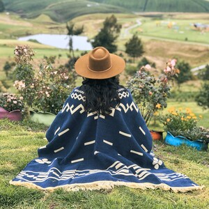 Clint Eastwood Style Handmade Poncho Serape Dollars Trilogy Alpaca Wool ...