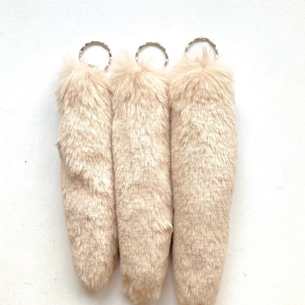 Fake Fluffy Tail Keychain - Etsy