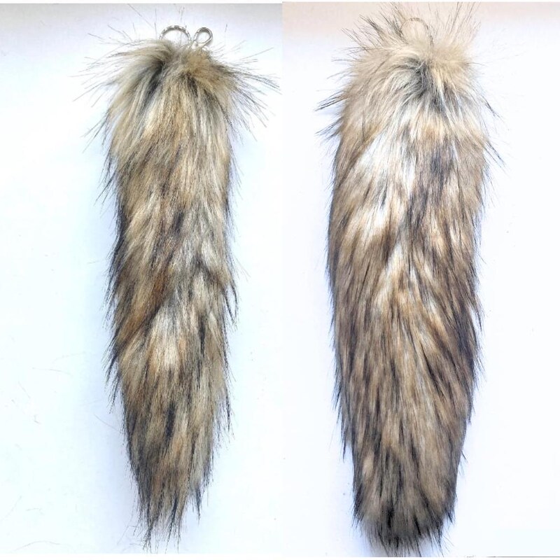 Furry Tail Keyring - Etsy