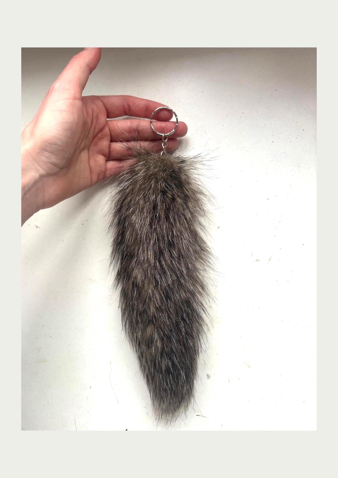 Mini Faux FAKE Mini Coyote/wolf Tail - Fake Floppy Realistic Animal ...