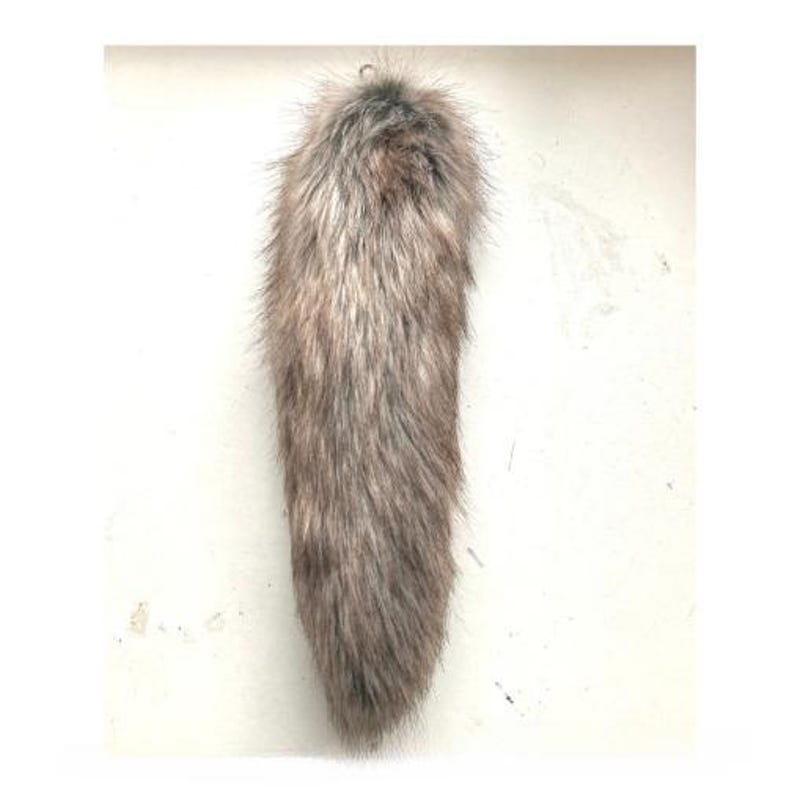 Therian Tail Grey Brown - Etsy