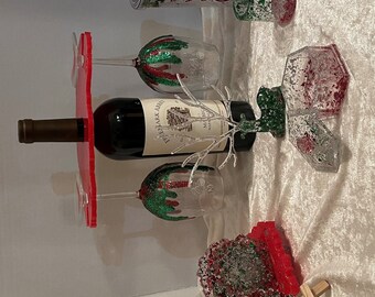 Wine Colored Jewelry Set - Etsy