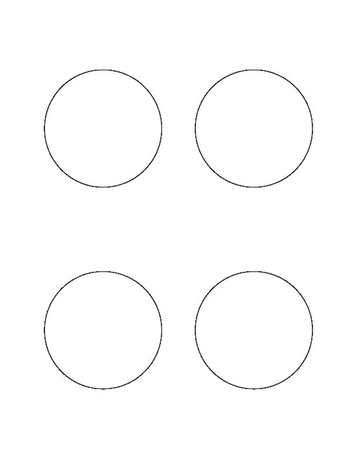 2.8 Inch Circle Template | Blank Template | SVG | PNG | JPG | Graphic ...
