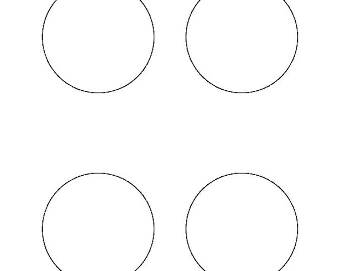 2.8 Inch Circle Template | Blank Template | SVG | PNG | JPG | Graphic ...