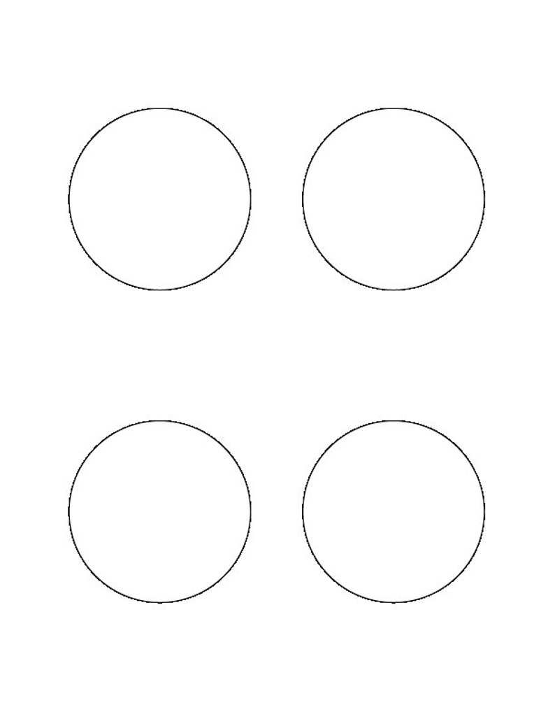 2.8 Inch Circle Template | Blank Template | SVG | PNG | JPG | Graphic ...