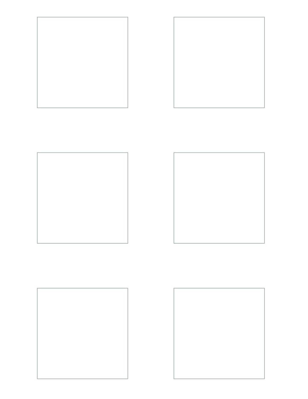 2.5 Inch Square Template | Blank Template | PNG | JPG | Graphic ...