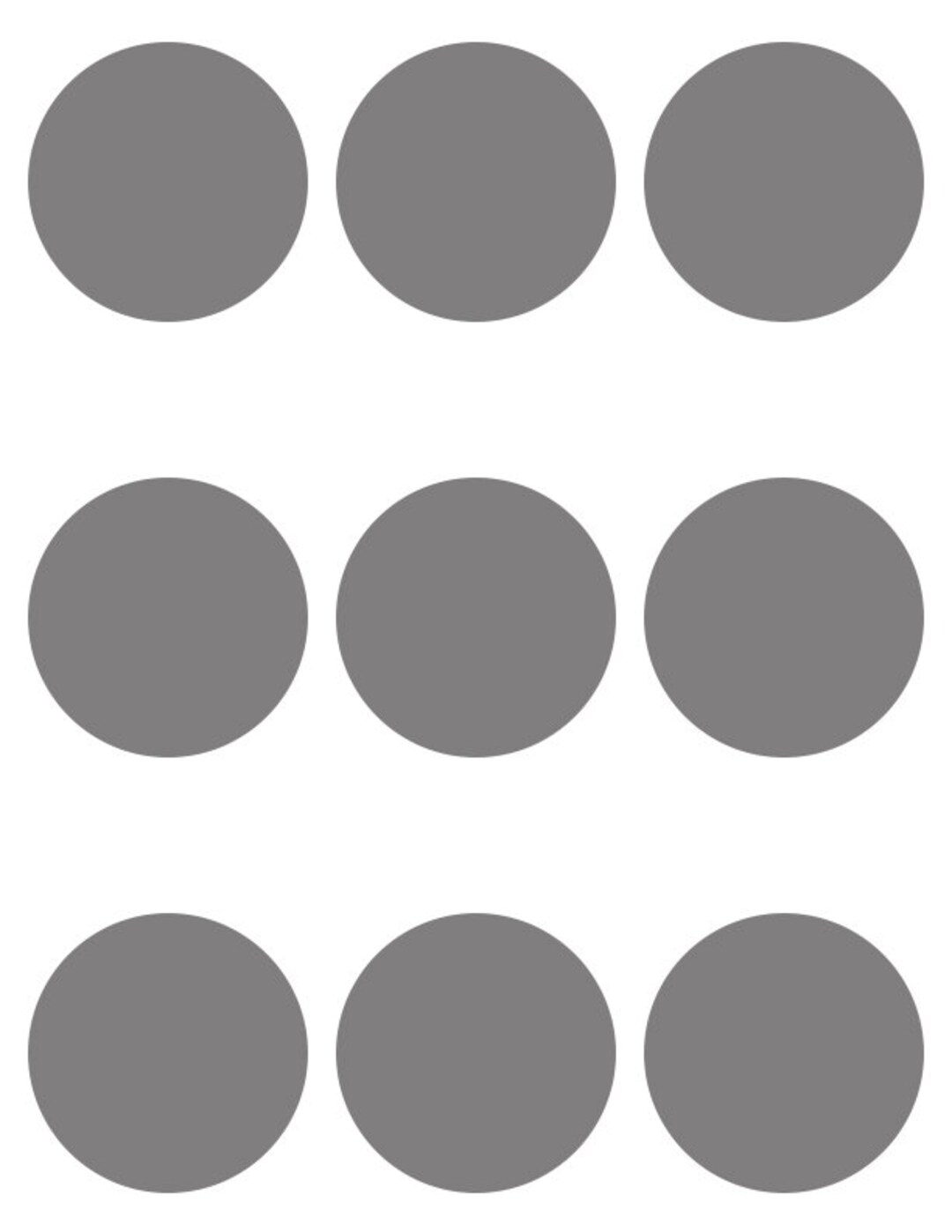 2.5 Inch Circle Template | Blank Template | SVG | PNG | JPG | Graphic ...