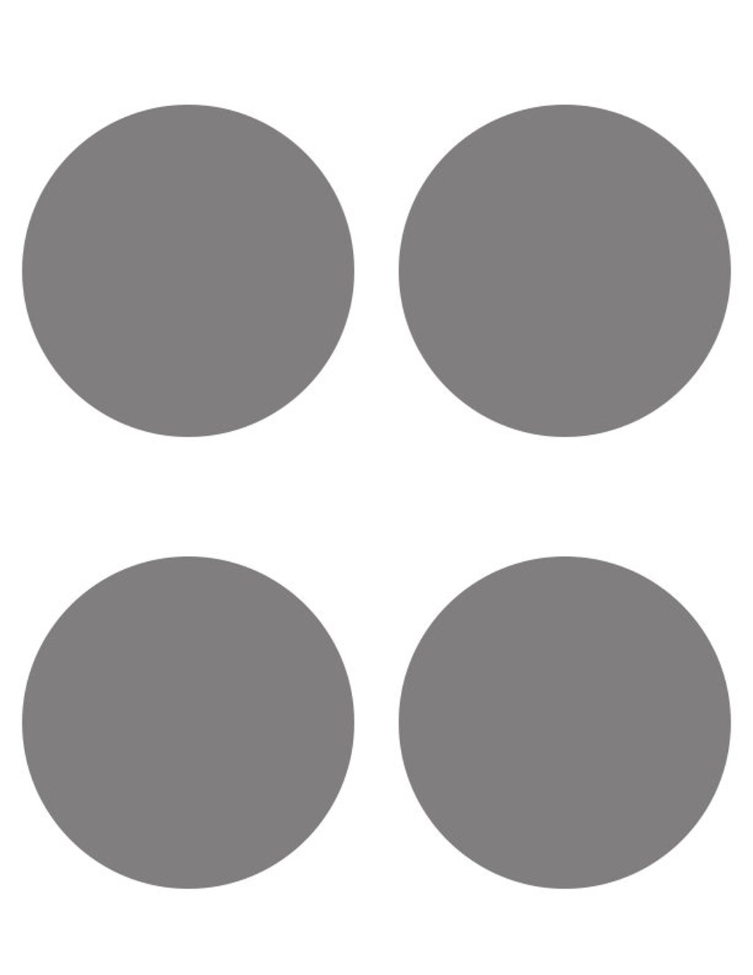 3.75 Inch Circle Template | Blank Template | SVG | PNG | JPG | Graphic ...
