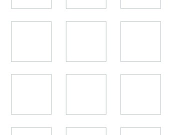 4.5 Inch Square Template | Blank Template | PNG | JPG | Graphic ...