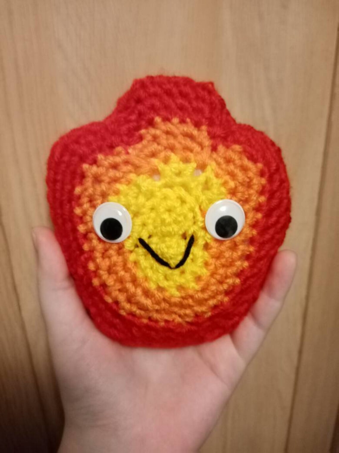 Crocheted Calcifer Howls Moving Castle Calcifer - Etsy